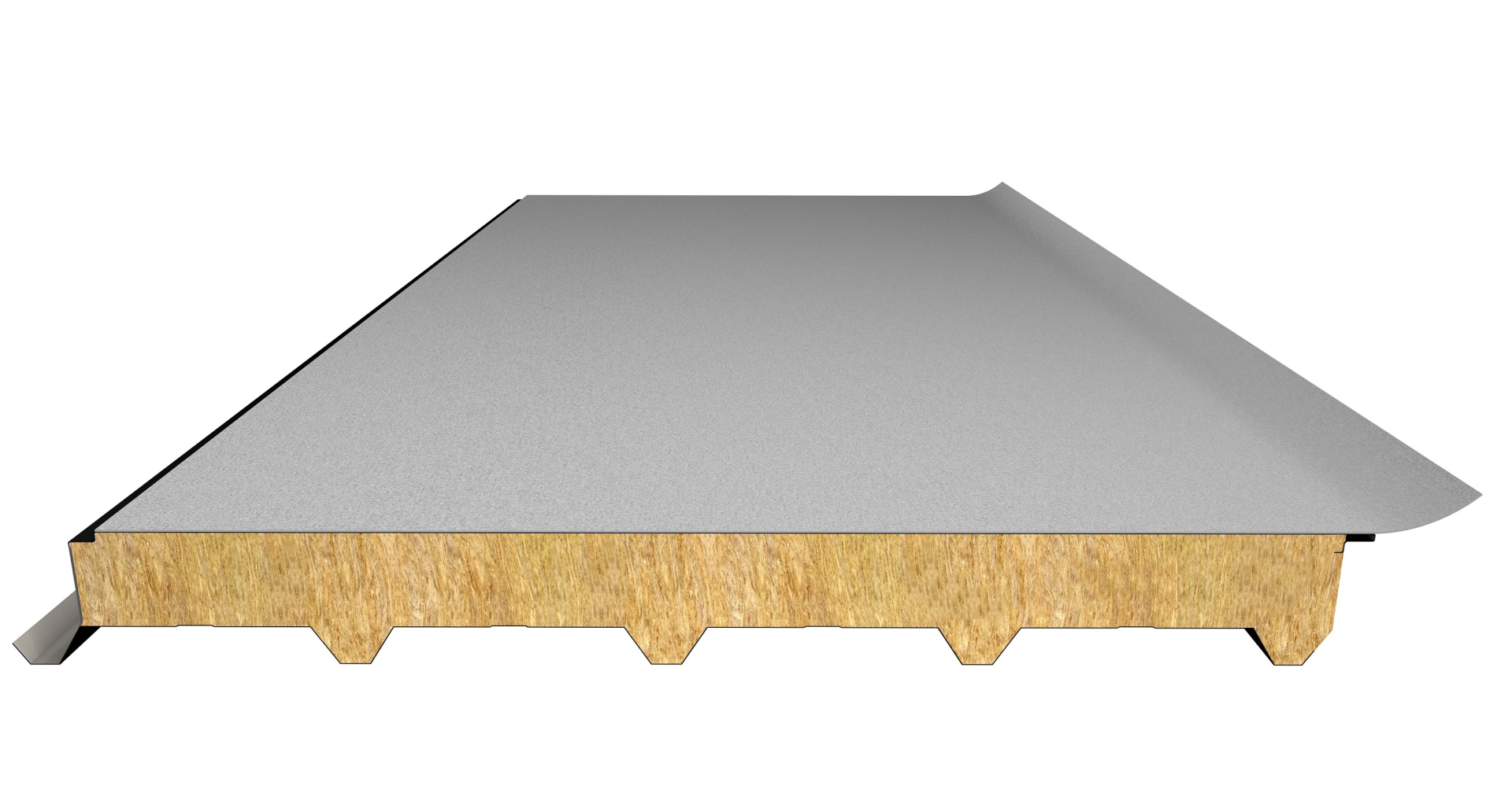 5 Ribs Membrane Roof Panel-Double Sheet